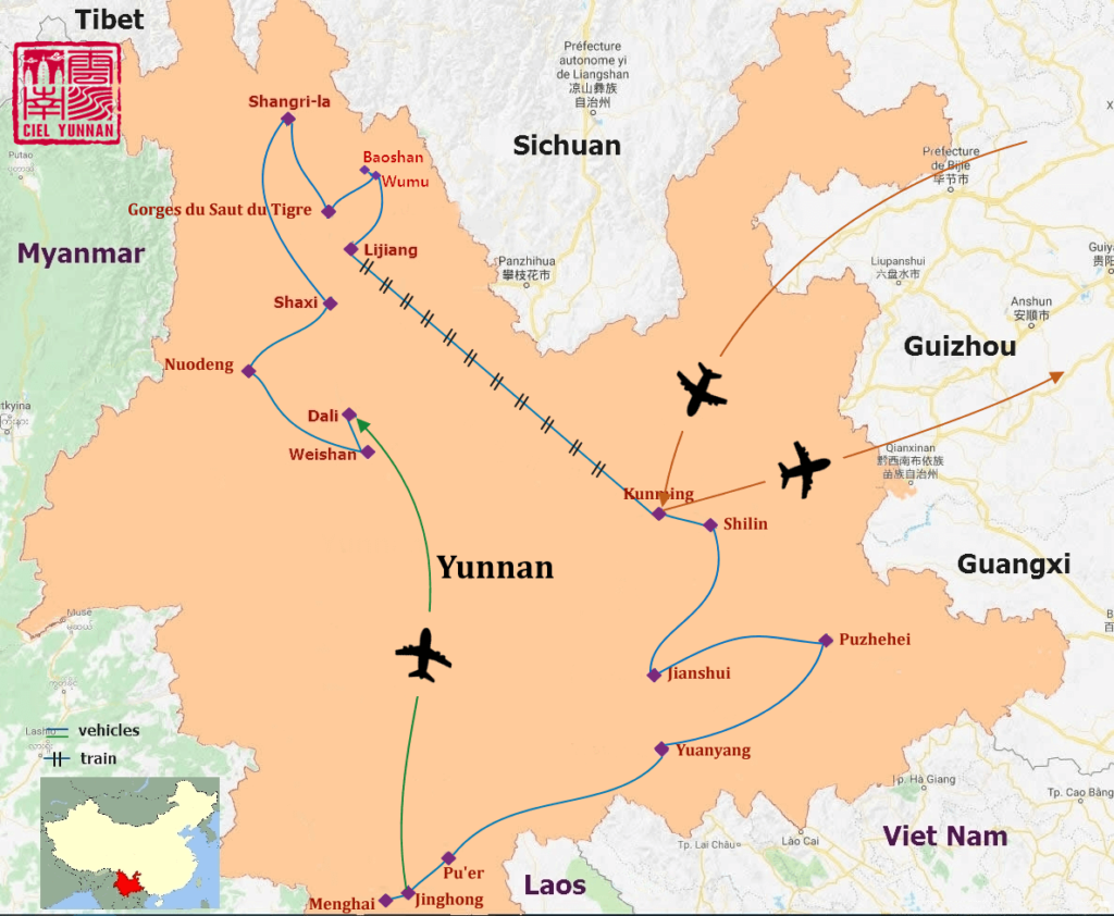 Trésors du Yunnan - Circuit Yunnan, Voyage Chine - Ciel Yunnan