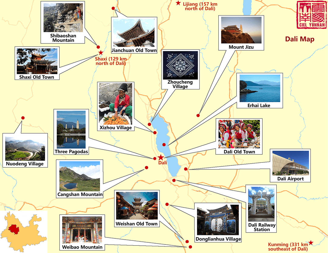 Dali au Yunnan Chine - Infos Voyage - Ciel Yunnan